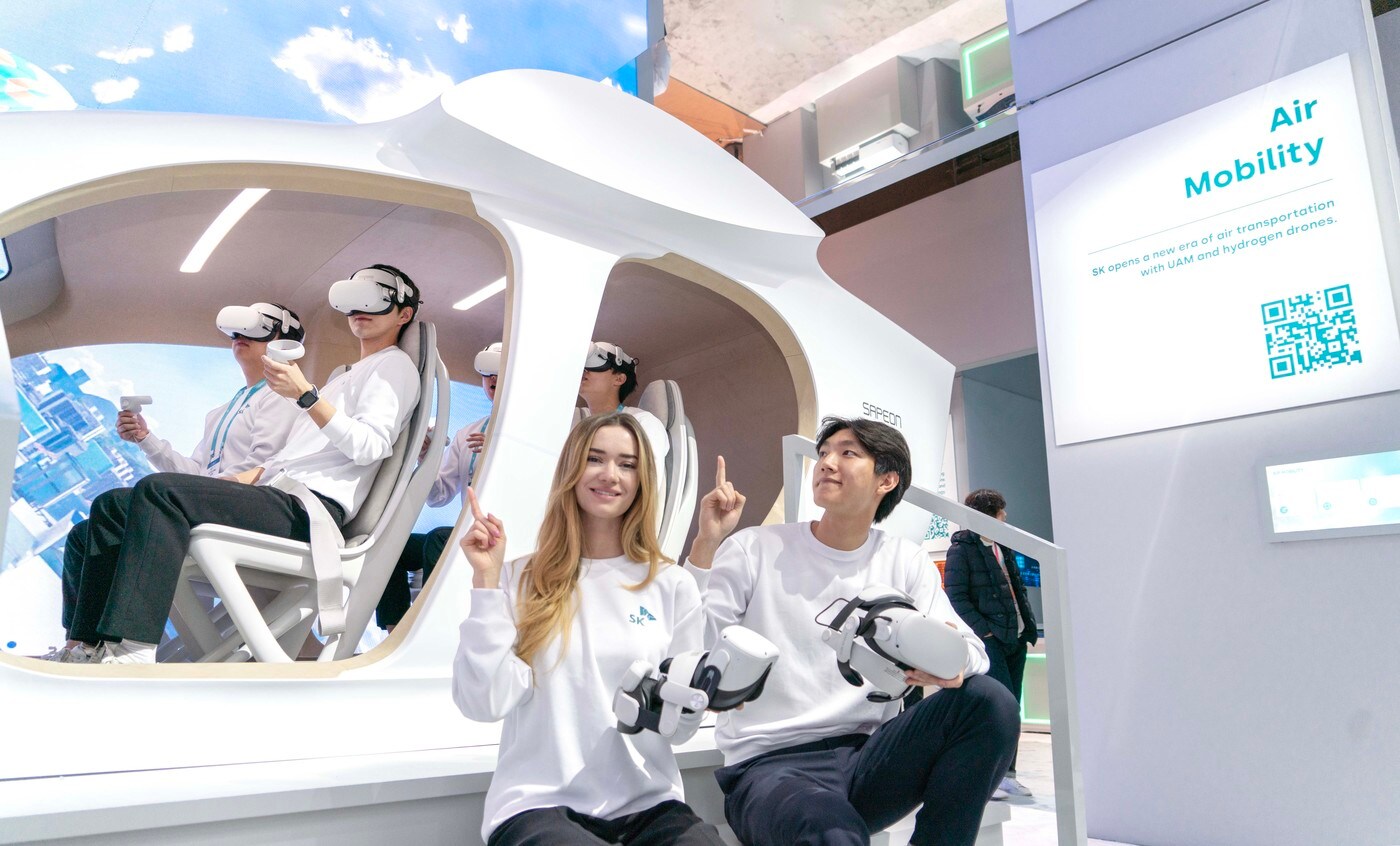 UAM부터 가상발전소까지…SKT, 'CES 2023'서 그린 ICT 알린다 - 뉴스1
