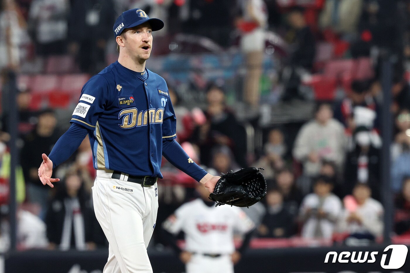 '페디 12K 완벽투' 거침없는 NC, KT 꺾고 KS행 78.1% 잡았다[PO1] - 뉴스1