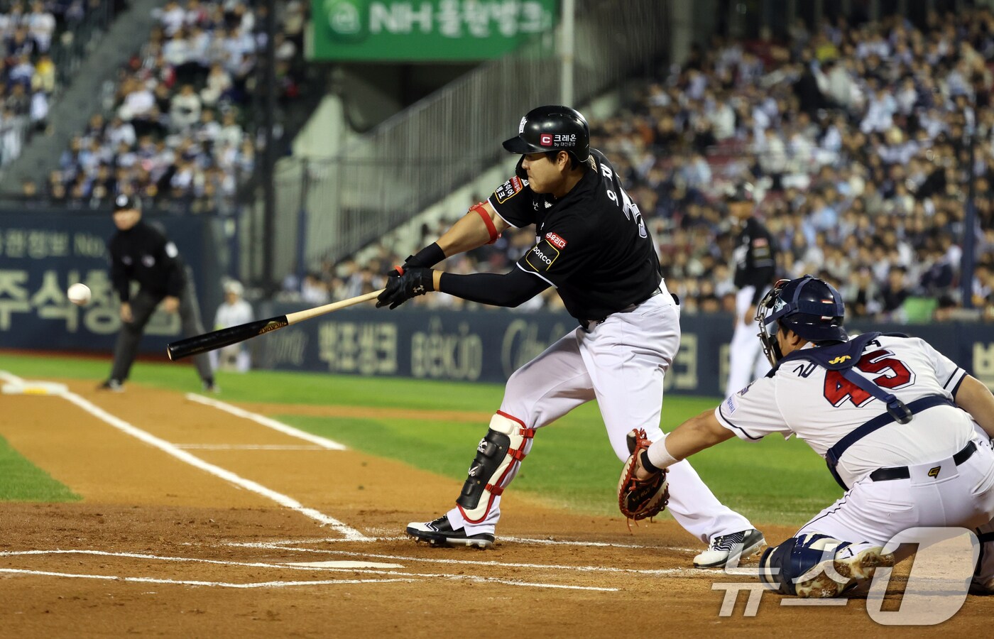 '이적생' 오재일이 느끼는 '가을 KT'…"정규시즌처럼 편안해"[WC2] - 뉴스1
