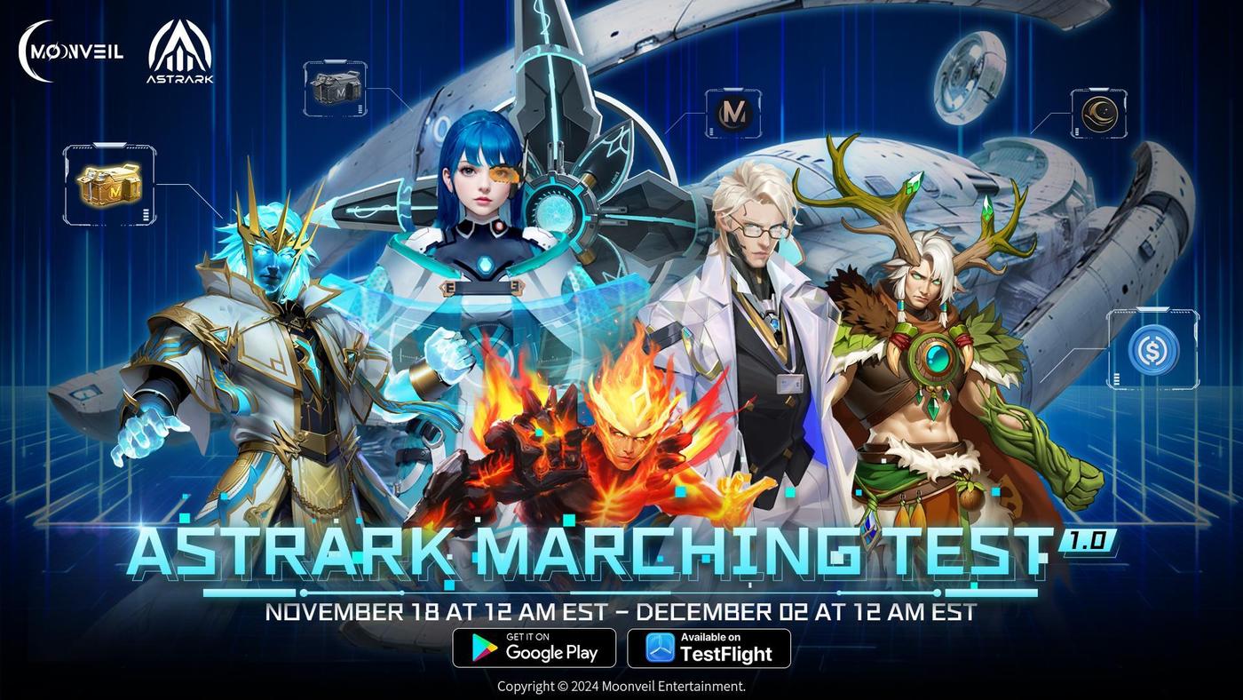 문베일, 플래그십 게임 AstrArk Marching Test 시작 - 뉴스1