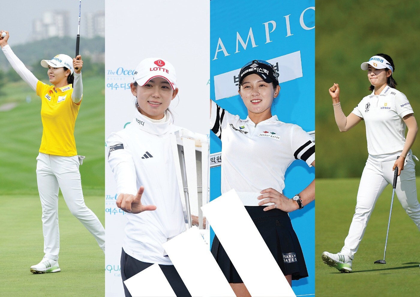 아디다스골프, 2024시즌 KLPGA 대회 중 '15승' 골프화 기록 - 뉴스1