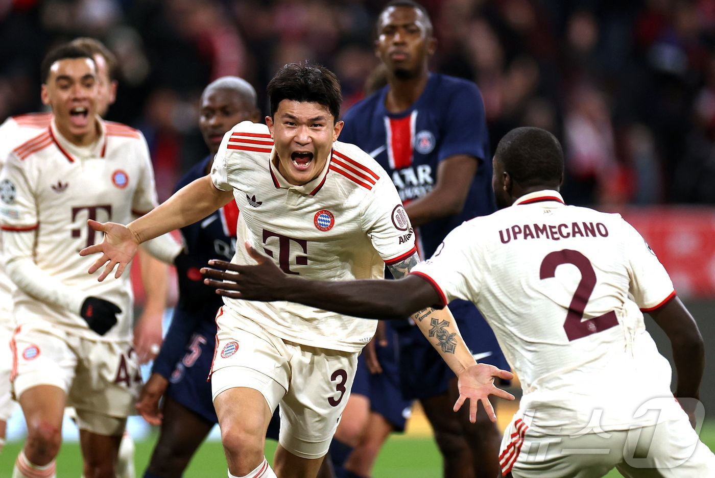 '김민재 풀타임' 뮌헨·'이강인 교체' PSG, UCL PO로…16강 직행 실패 - 뉴스1