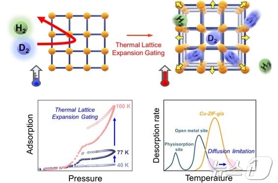 UNIST, 영하 153도서 중수소 분리하는 물질 개발 - 뉴스1