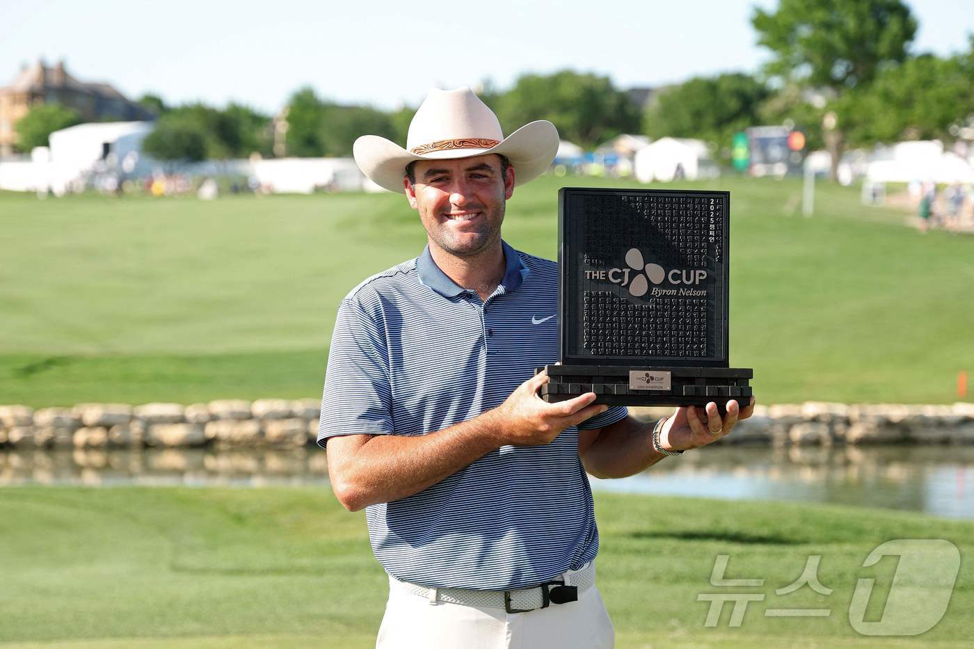 셰플러, CJ컵 와이어 투 와이어 우승…PGA 72홀 최소타 타이 - 뉴스1