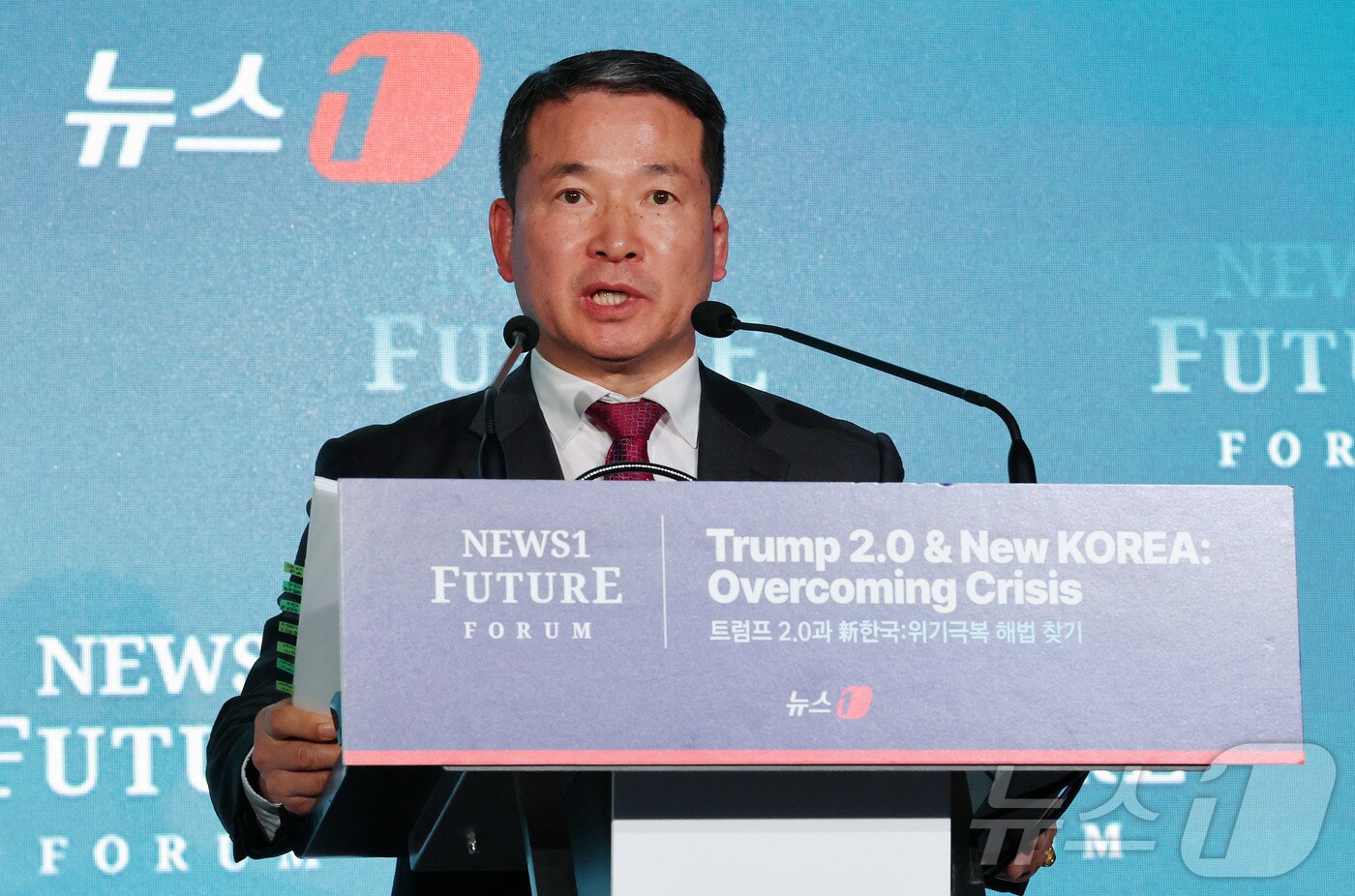 HD현대重 "K-해양방산, 정부·조선소 협력으로 세계 공략해야" [NFF2025] - 뉴스1