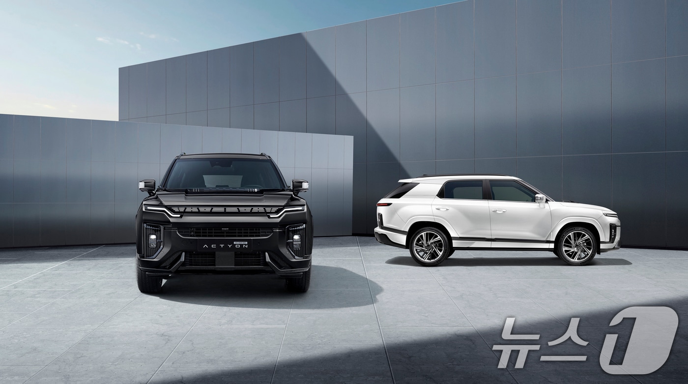 KGM, 7월 9620대 판매 '올 최대'…액티언 하브·무쏘 EV '신차 효과' - 뉴스1