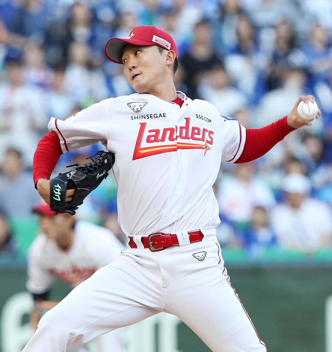 '김건우 12K+에레디아 결승포' SSG, KIA 5-0 완파…'3위 굳히기' - 뉴스1